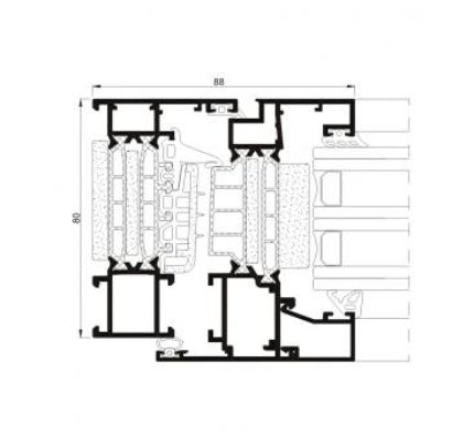 Cortizo COR 80 Industrial Aluminium Window System | For B2B | debesto