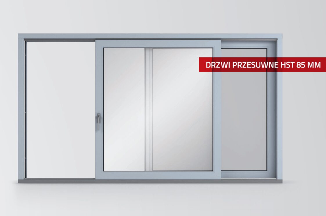 HST PCV Aluplast 85MM lift-and-slide doors | For B2B | debesto