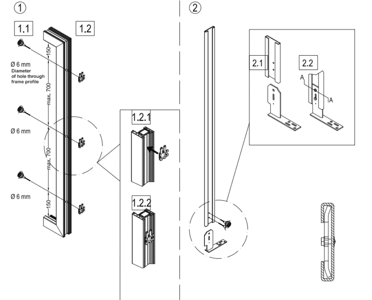 Installing a uPVC window with a static connector – How to install ...